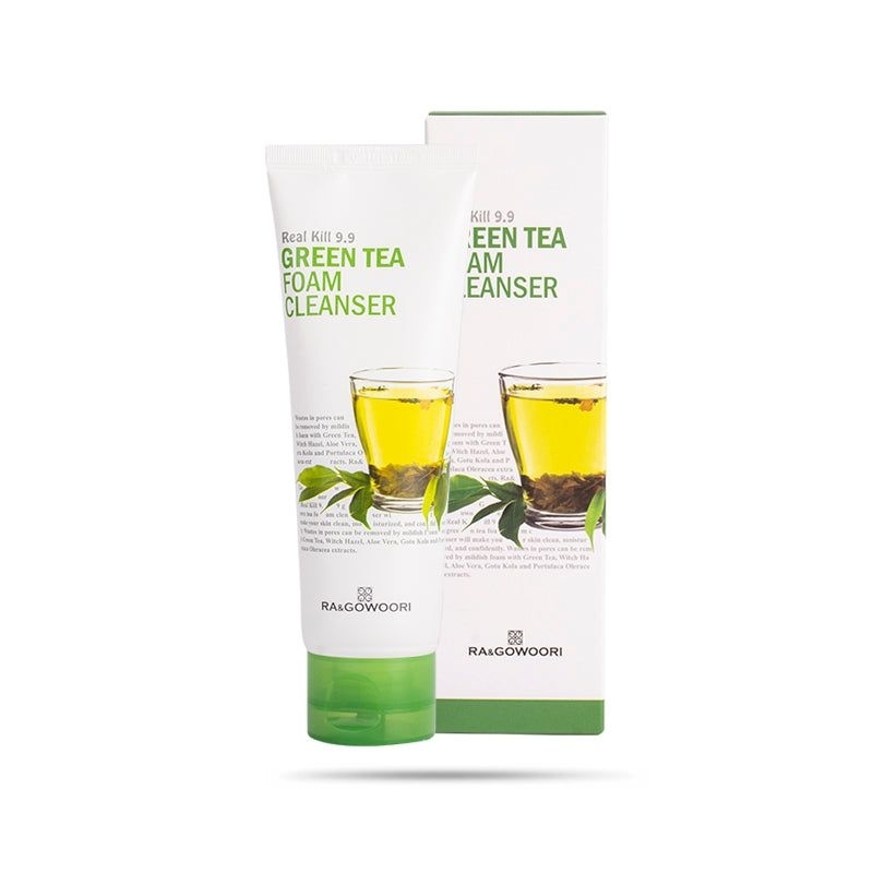 Ra & Gowoori Real Kill 9.9 Green Tea Foam Cleanser 120ml | Shopee ...
