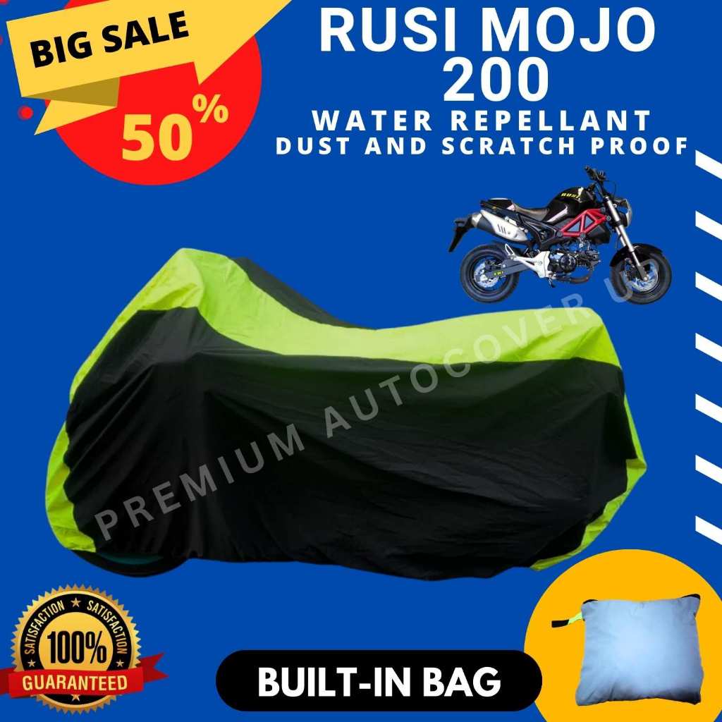 RUSI MOJO 200 HIGH QUALITY MOTOR COVER - WATER REPELLANT SCRATCH AND ...