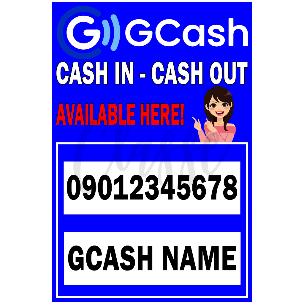 LOAD/GCASH/BILLS PAYMENT LAMINATED LOAD SIGNAGES A4 SIZE 180GSM PAPER ...