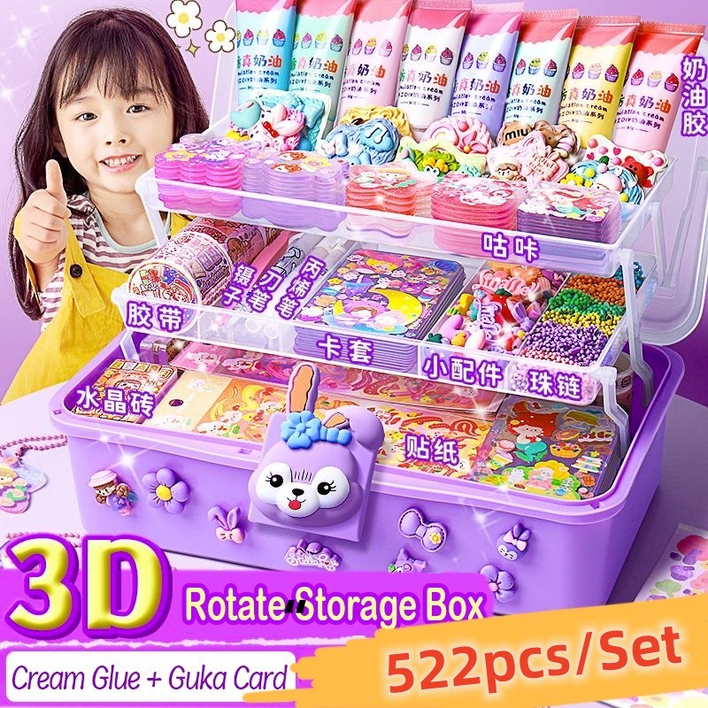 Guka Set Box Guka Sticker Tool Set Child Gift Pack Accessories Goo Card ...