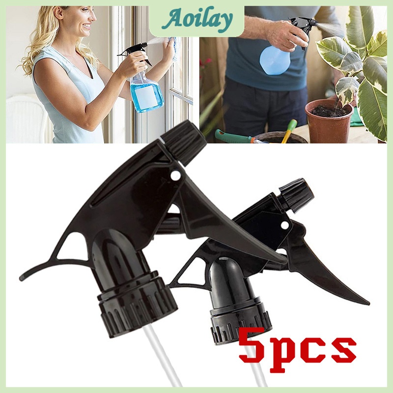 5PCS Sprayer Bottle Nozzle Universal Plastic Trigger Sprayer Head ...