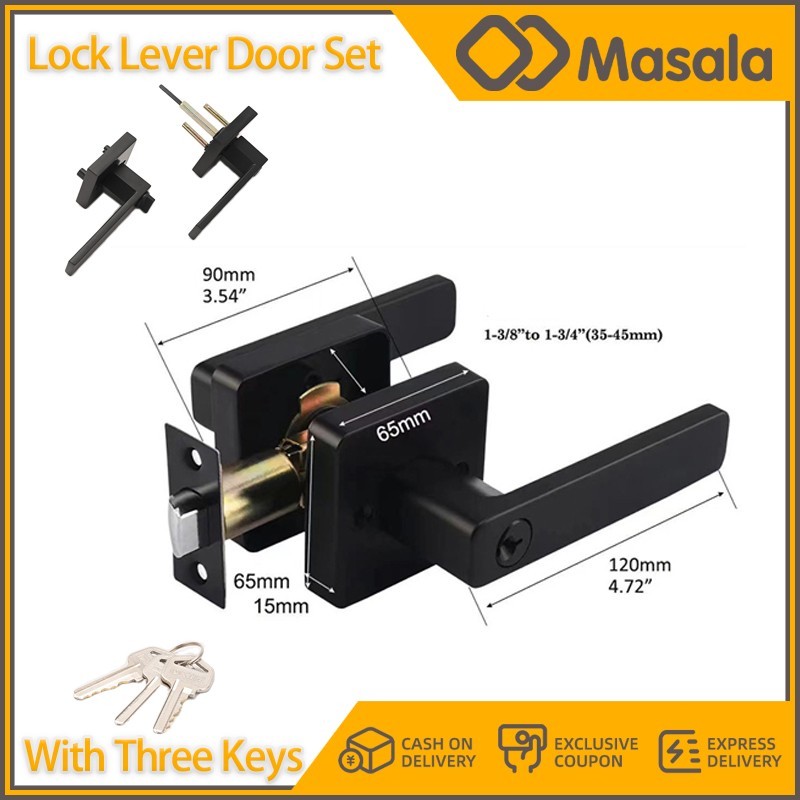 Commercial and Home-use Lever Door Lock Heavy Duty Locking Door Handle ...
