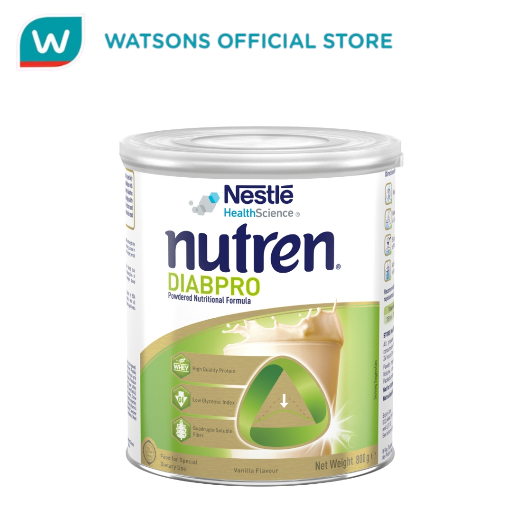 NESTLE NUTREN Diabpro Powdered Nutritional Formula 800g | Shopee ...
