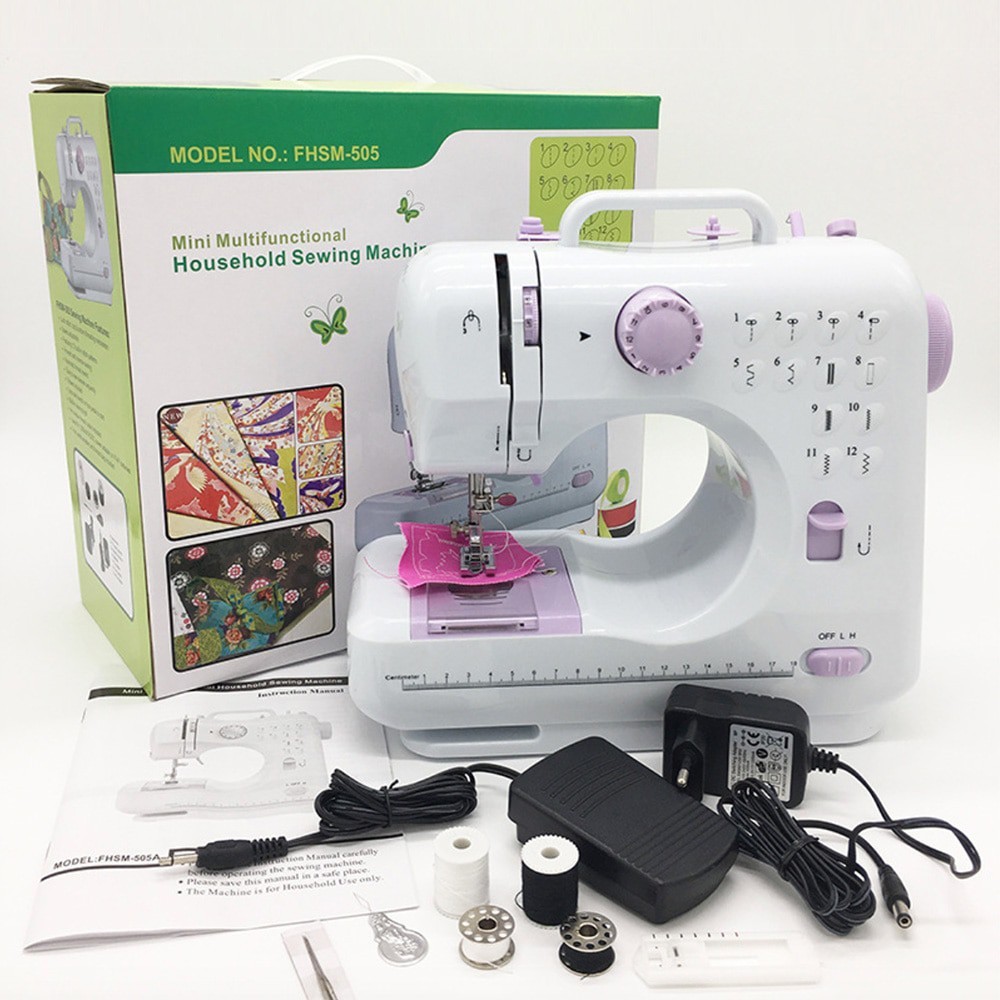 Electric Sewing Machine 20 Stitches Portable Mini Household ...