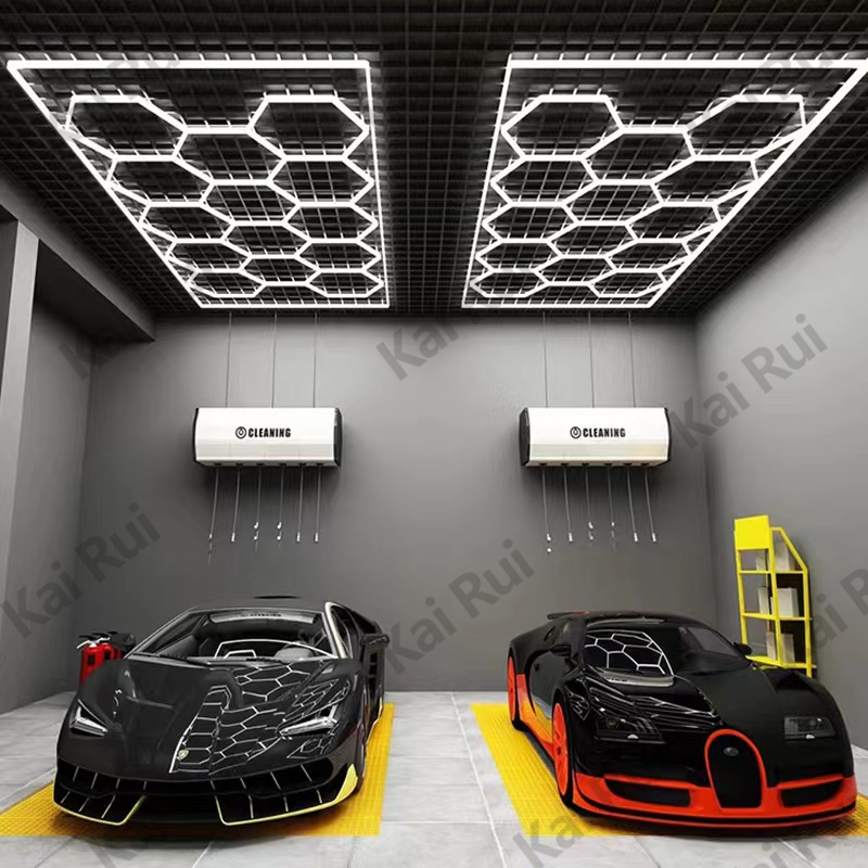 Car wash Room Car Beauty Workstation Light Honeycomb Light Led ...