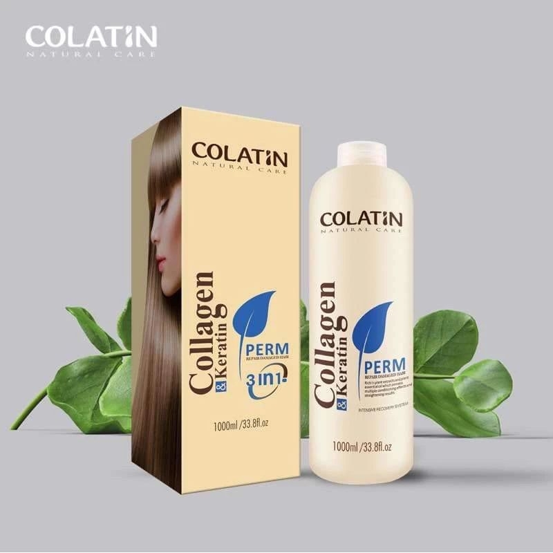 COLATIN COLLAGEN KERATIN PERM 3N1 REBONDING (1000ML) | Shopee Philippines