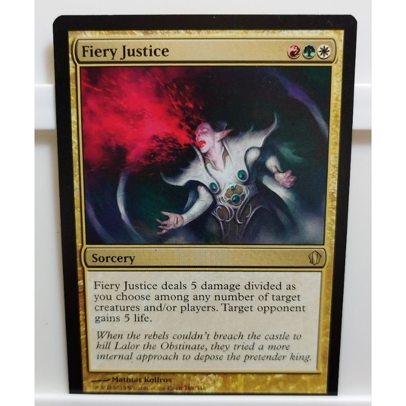 Fiery Justice (Magic the gathering) | Shopee Philippines