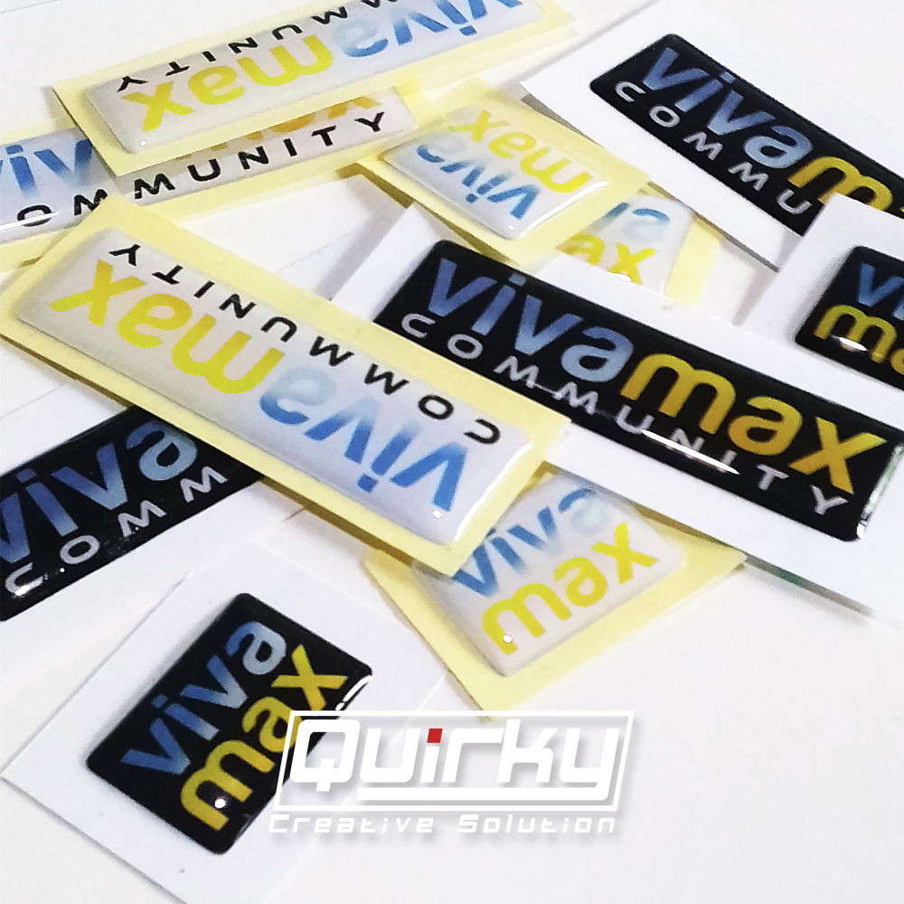 VIVAMAX Flexible Sticker Emblem Water Proof | Shopee Philippines