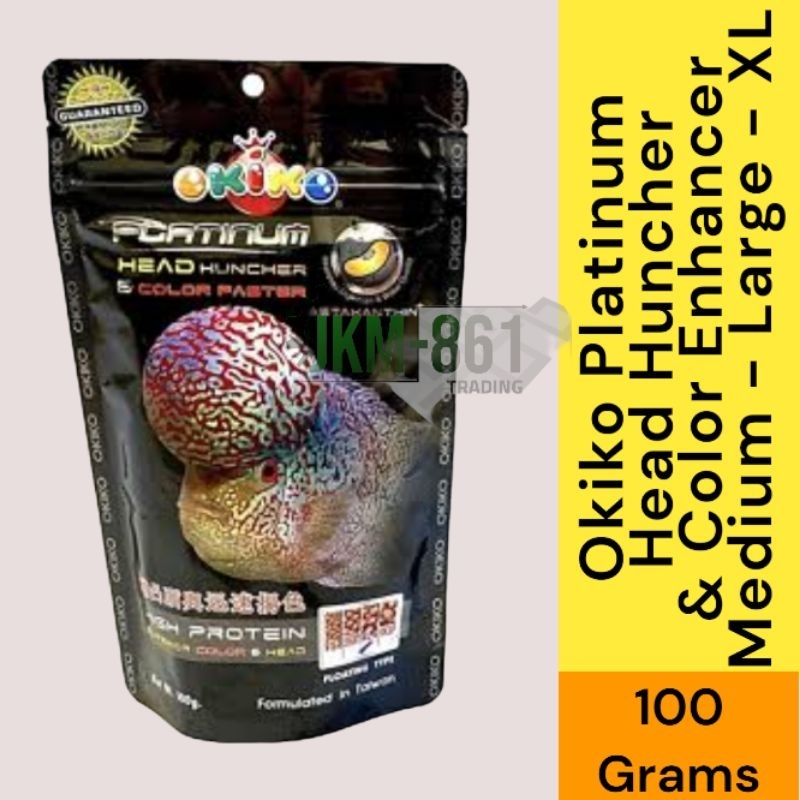 Original OKIKO Platinum Head Huncher and Color Enhancer for Flowerhorn ...