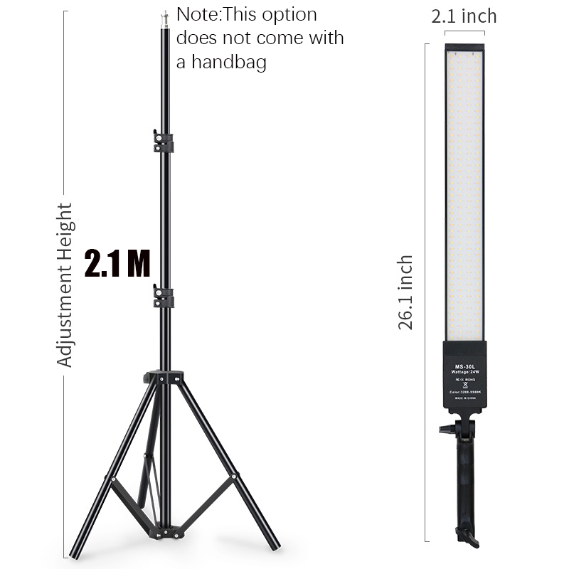 Twin LED Light Photography Fill Light Handheld Studio Lighting Kit ...