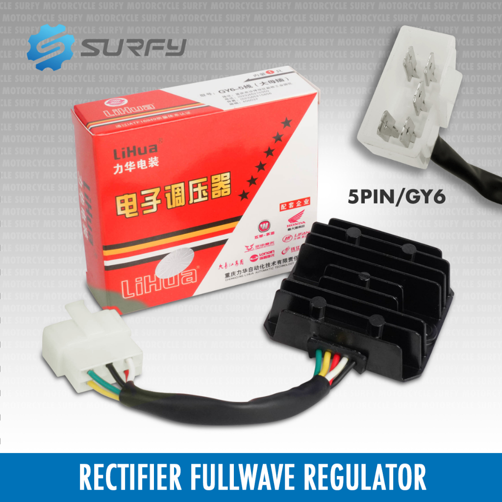 Lihua Fullwave Regulator Rectifier 5pin GY6 Original (CC073BGY2A ...