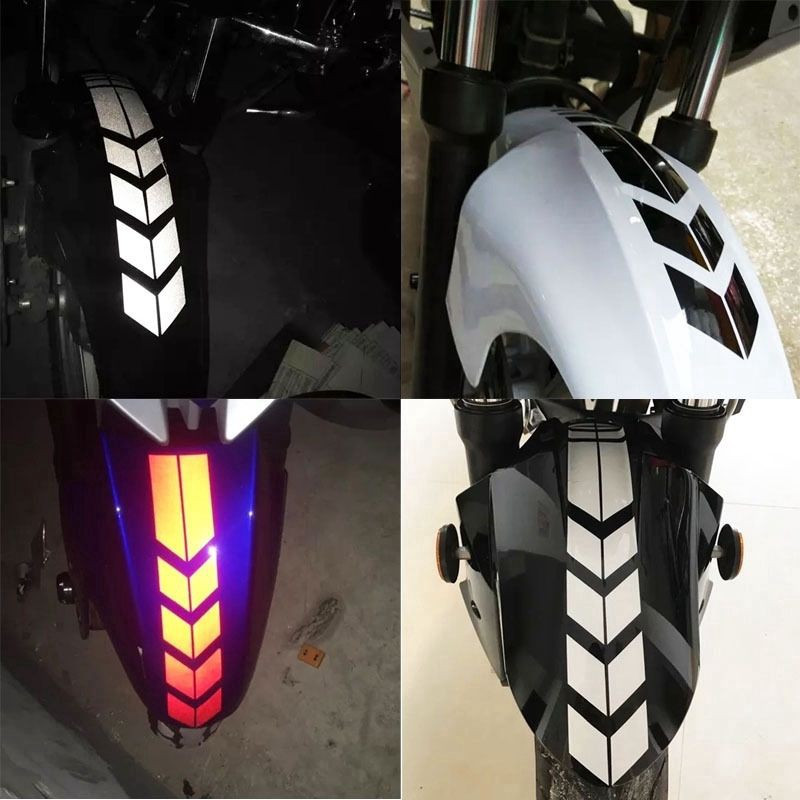 Motorcycle Reflective decals sports Wheel car Waterproof sticker on ...