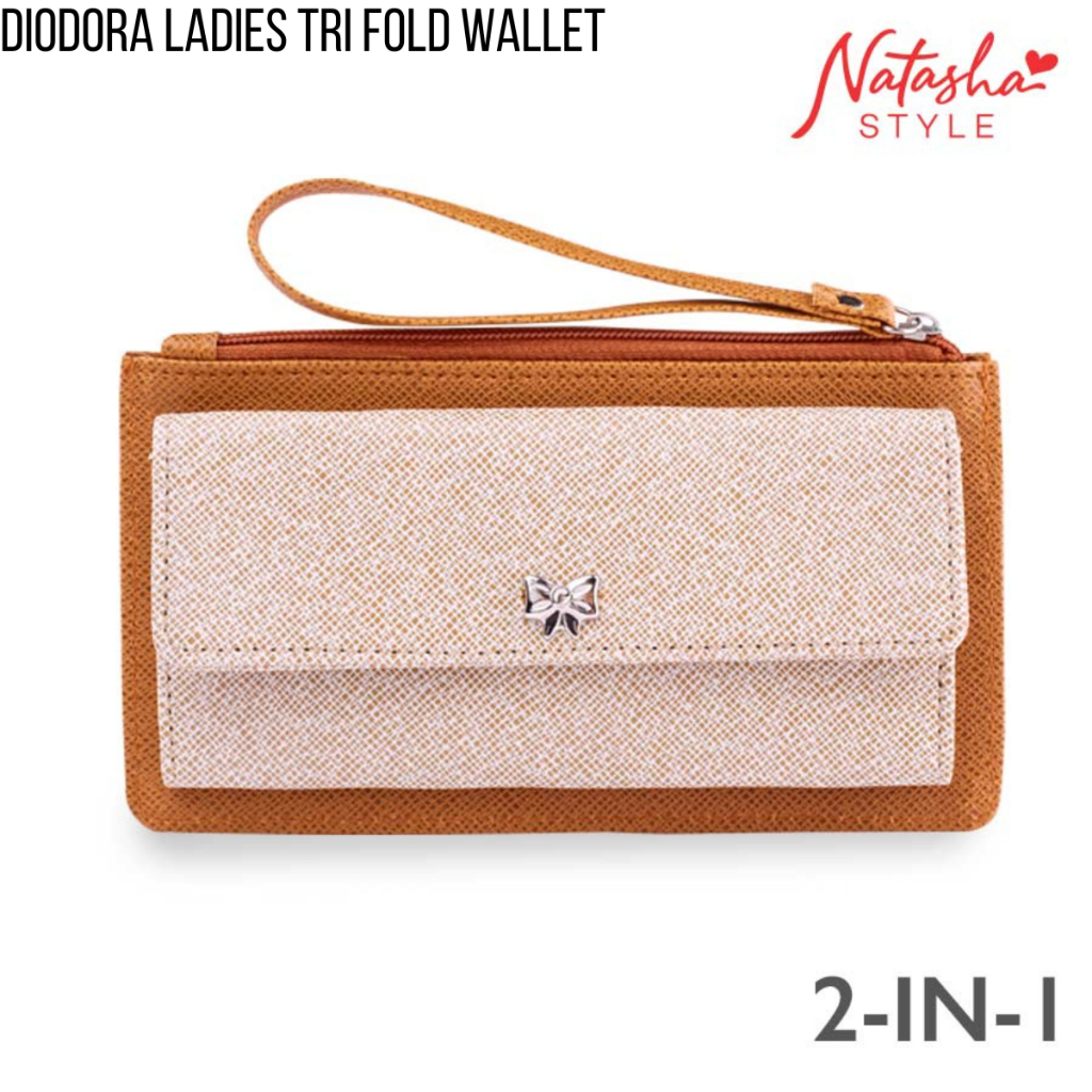 Diodora Natasha Ladies Tri Fold Wallet | Shopee Philippines