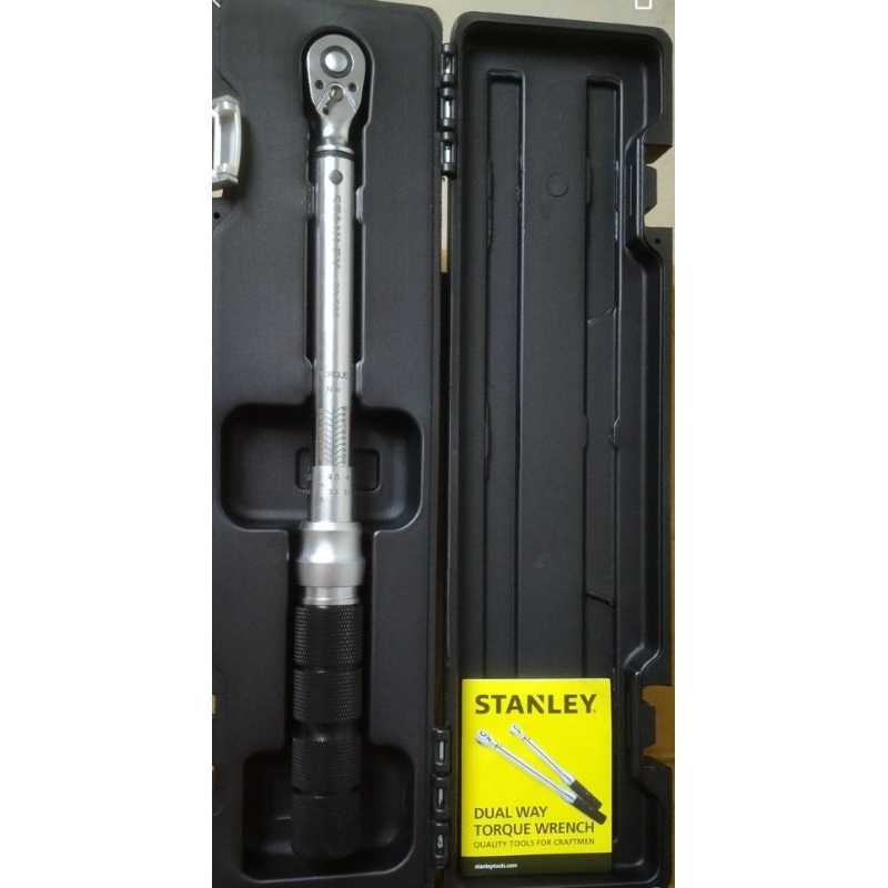 Stanley Heavy Duty Torque Wrench 1/2" DR. - Click Type 73-589 ( 17-75ft ...