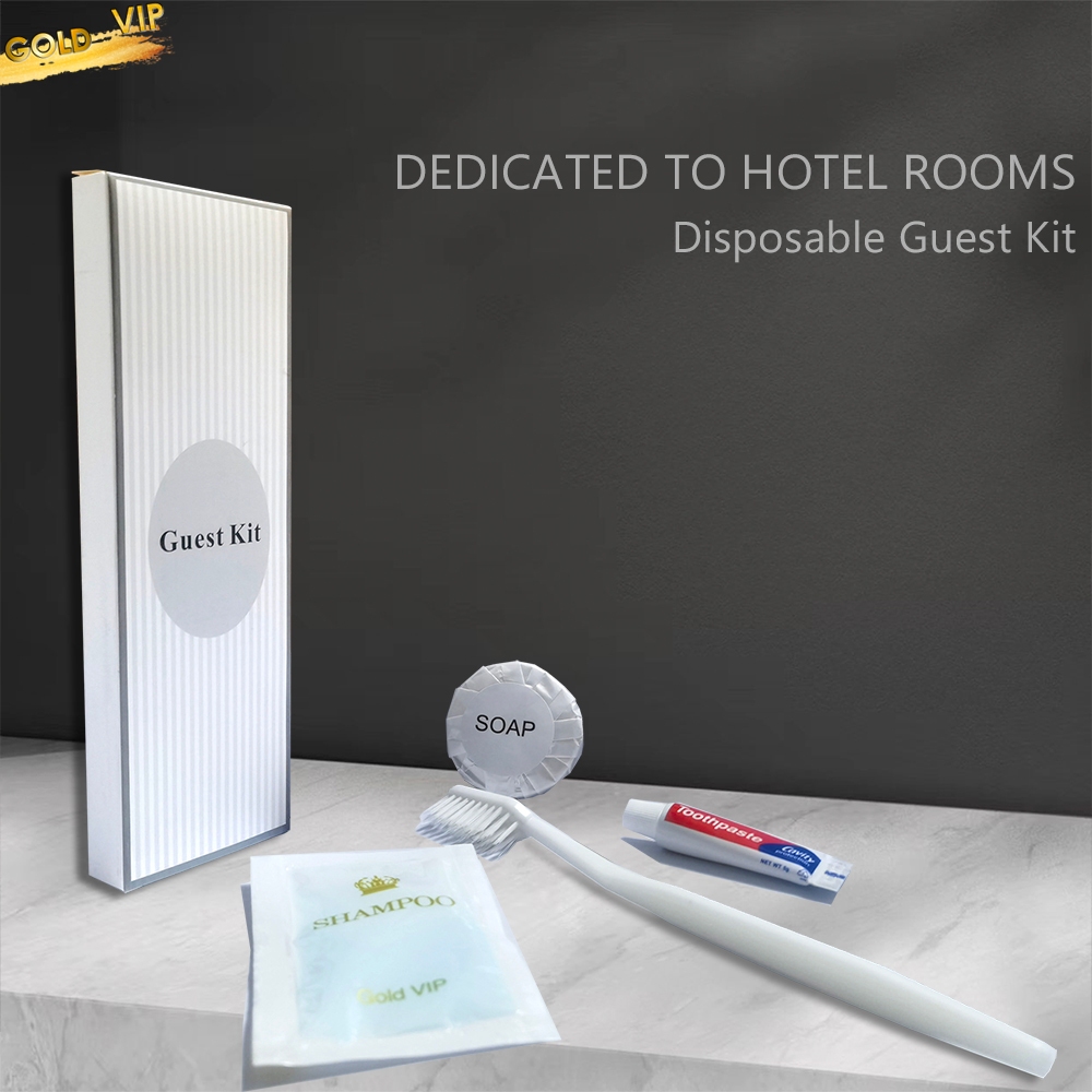100 sets guest kit guest kit Hotel supplies with toothbrush toothpaste ...