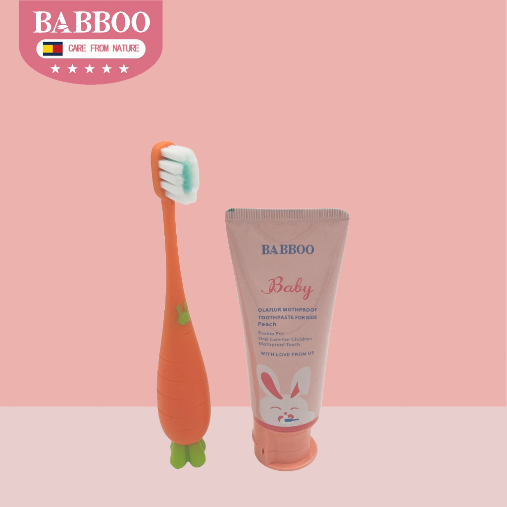 BABBOO Olaflur Children's Toothpaste/Cavity Protection Toothpaste ...
