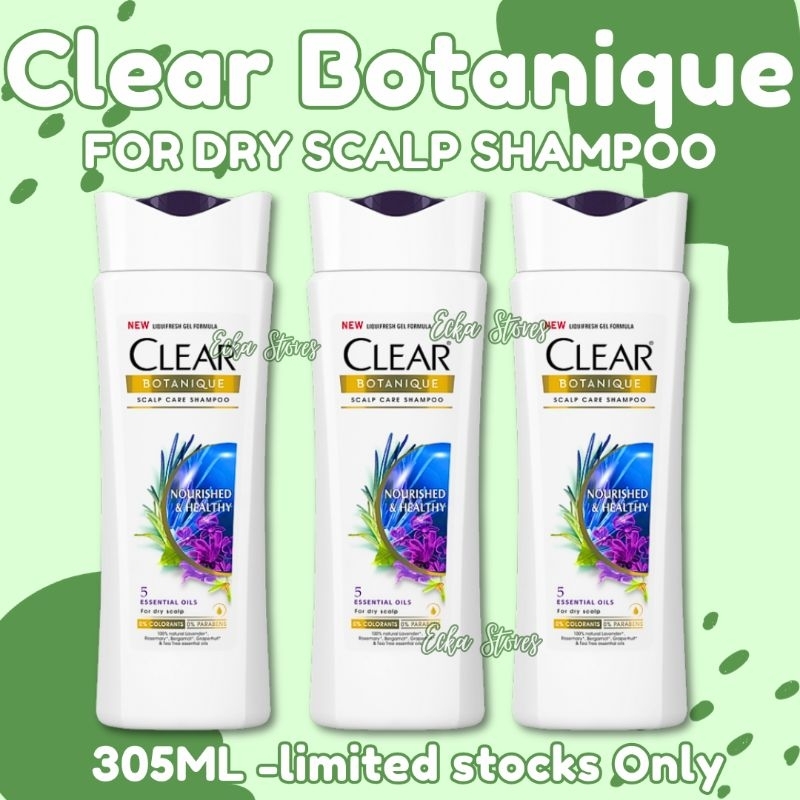 CLEAR BOTANIQUE ANTI DANDRUFF SHAMPOO NOURISHED & HEALTHY 305ML ...