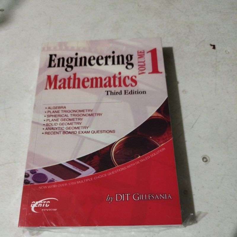 Engineering Mathematics vol 1(3rd edition) | Shopee Philippines