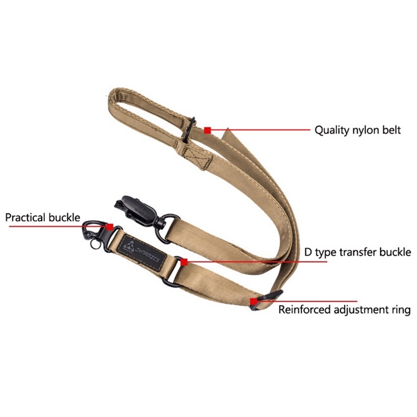 (Local shipment)Outdoor Sports Adjustable Strap Dual Point Multi Task ...