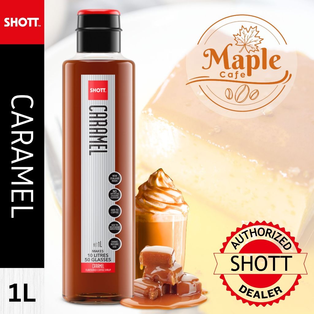 Shott Caramel Syrup 1 Liter Beverages Flavoring | Shopee Philippines