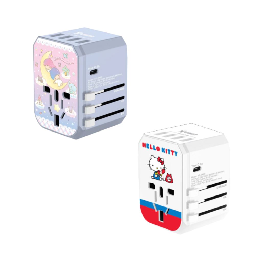Hello Kitty Little Twin Stars Sanrio 28W USB Travel Adapter | Shopee ...