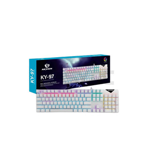 EasyPC| Nexion KY-97 RGB Mechanical Keyboard| White | Shopee Philippines
