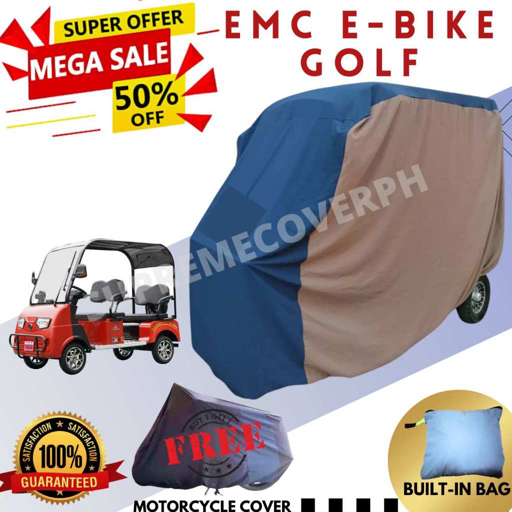 EMC E-BIKE GOLF HIGH QUALITY COVER WATER REPELLANT AND DUST PROOF WITH ...