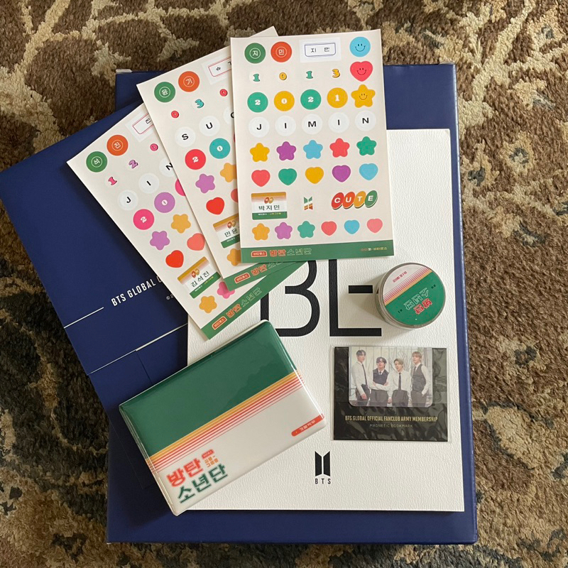 Army Kit 2021 grey & blue file rack, BE Deluxe Weverse POB Notepad, SG ...