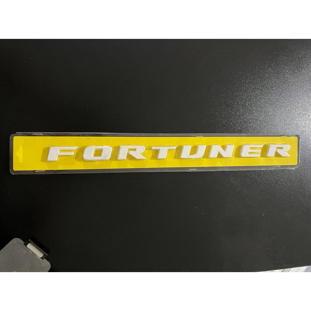 2016-2021 Toyota Fortuner Hood Emblem ABS Plastic White | Shopee ...