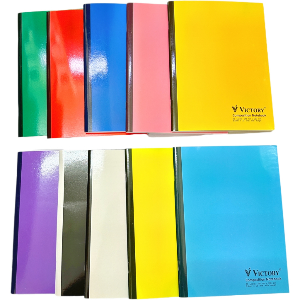 VICTORY COMPOSITION NOTEBOOK Assorted Colors SOLD PER REAM(10PCS ...
