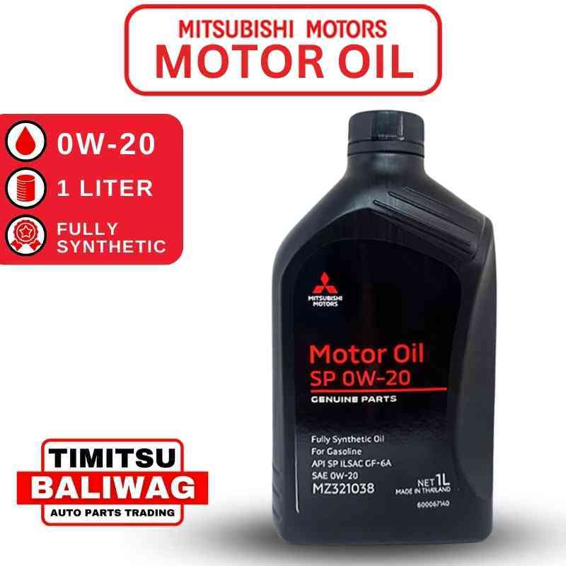 MITSUBISHI FULLY SYNTHETIC ENGINE OIL FOR GASOLINE ENGINE 0W-20 1 LITER ...