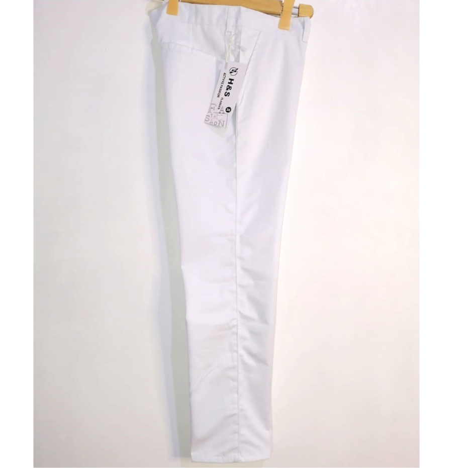 White Pants for Men High Quality Trouser Casual Chino Korean Style 5 ...
