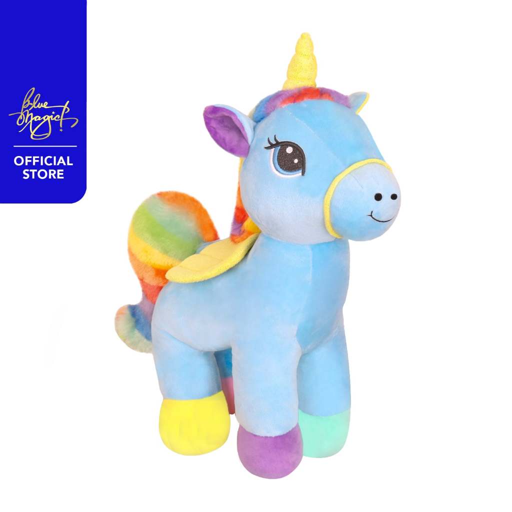Blue Magic Sabine Blue Unicorn Stuffed Toy | Shopee Philippines