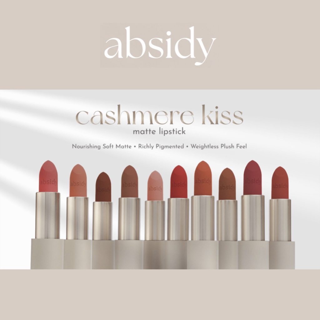 Absidy Cashmere Kiss Matte Lipstick by Piggies Shop | Shopee Philippines