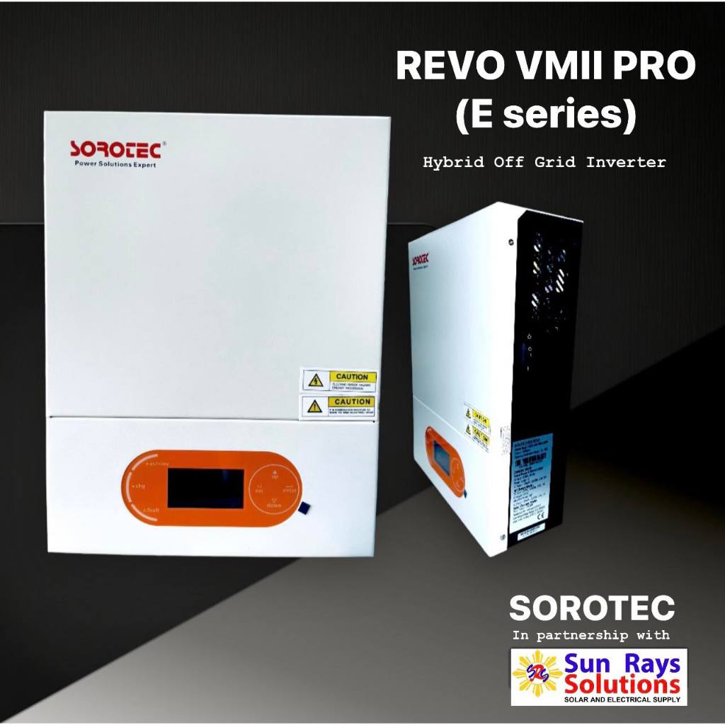 Sorotec: REVO VMII PRO (E series) 1500W 12V / 3000W 24V HYBRID OFF GRID ...