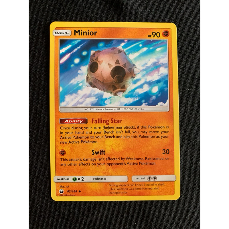 Minior Pokemon card 83/168 uncommon | Shopee Philippines