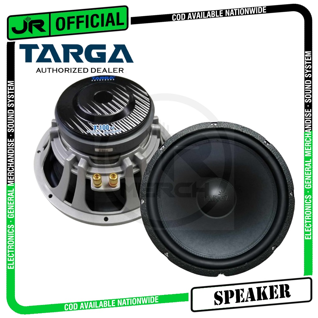 Targa (X-100SVC) 10" 300 watts 4 ohms Single Voice Coil Subwoofer ...