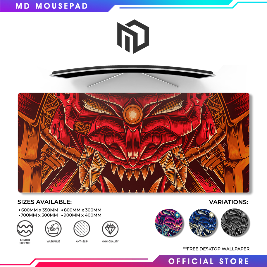 MD Mousepad | Ronin Mecha | Extended Mousepad | Large Gaming Mousepad ...