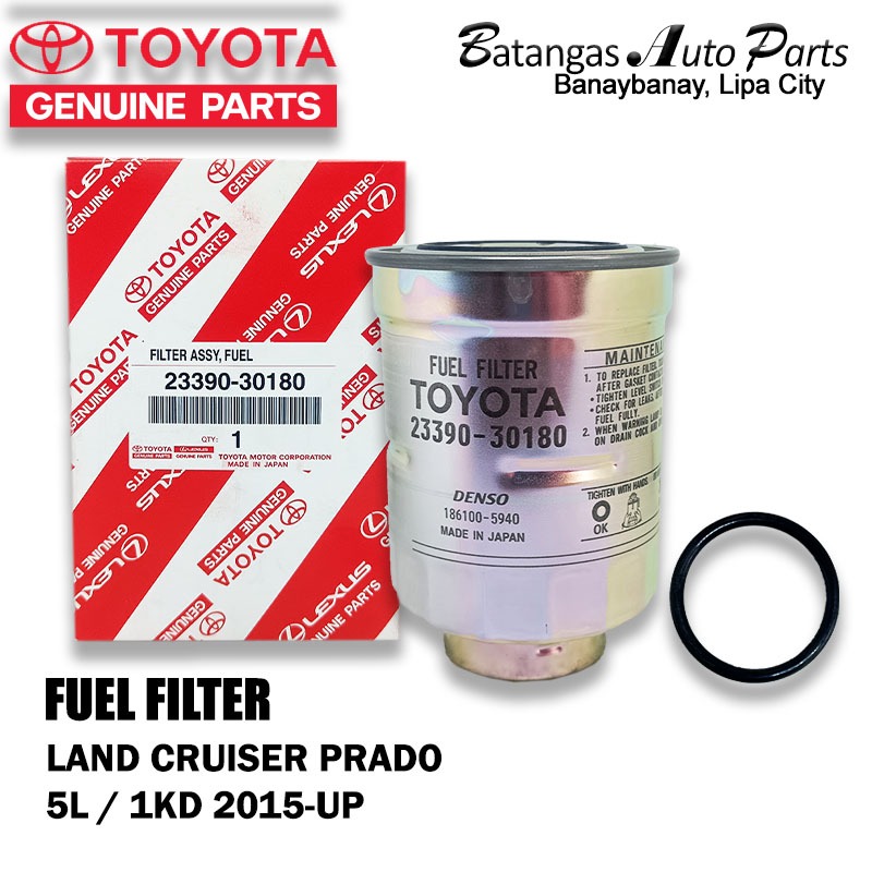 TOYOTA FUEL FILTER LAND CRUISER PRADO 5L 1KD 2015-UP | Shopee Philippines