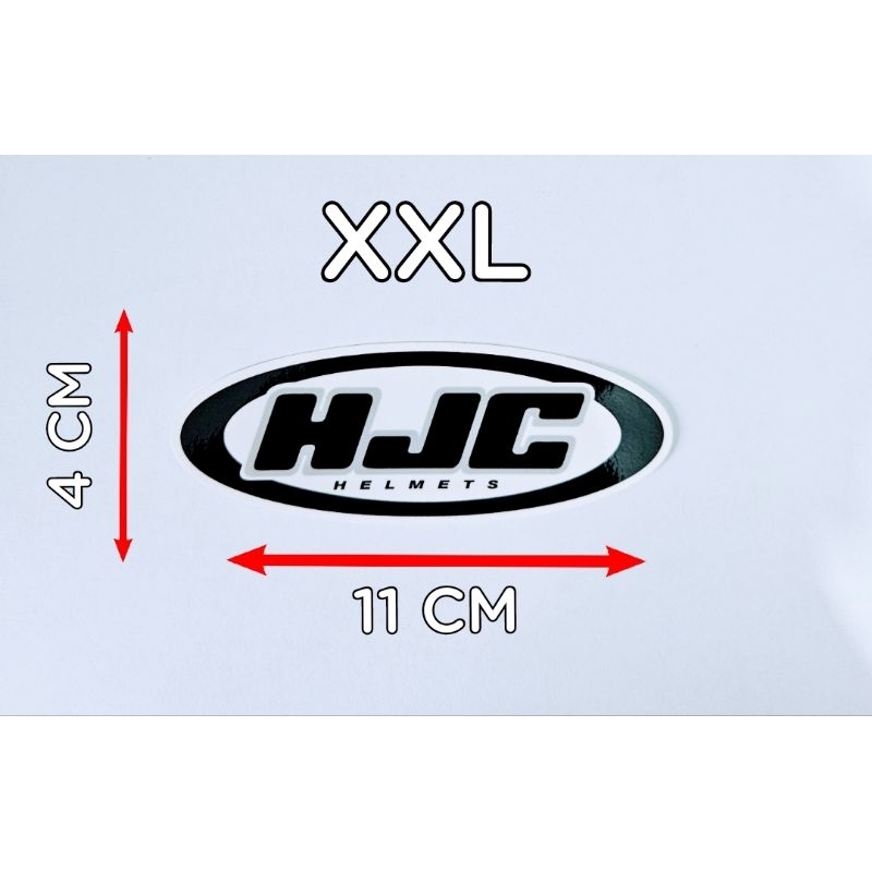 HJC LOGO STICKER DECAL | Shopee Philippines
