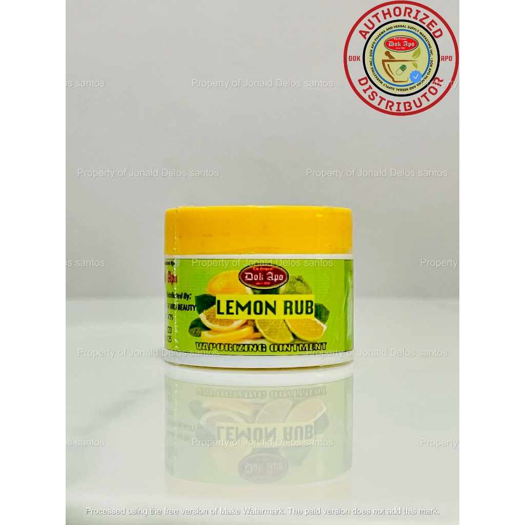 Healing Lemon Rub 20ml | Shopee Philippines