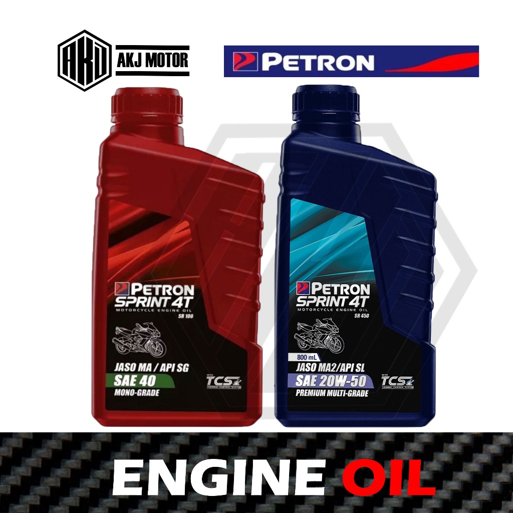 Petron Sprint 4T SR100 Monograde Motorcycle Oil SAE 40 (1 Liter) SR450 ...