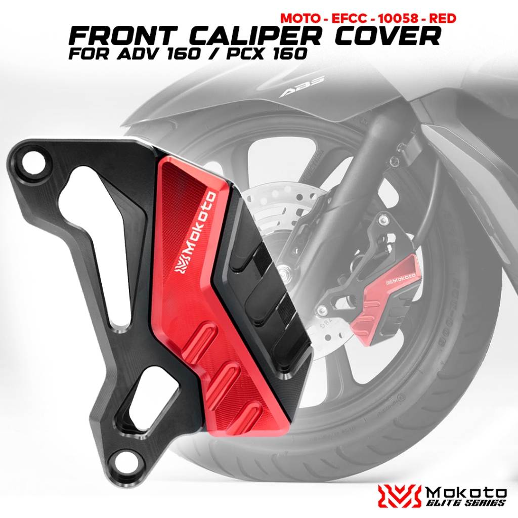 MOKOTO ELITE SERIES HONDA ADV 160 PCX 160 FRONT BRAKE CALIPER GUARD CAP ...