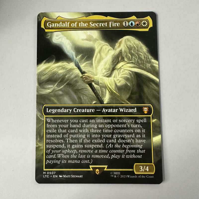 GANDALF OF THE SECRET FIRE | LTR THE LORD OF THE RINGS | AVATAR WIZARD ...