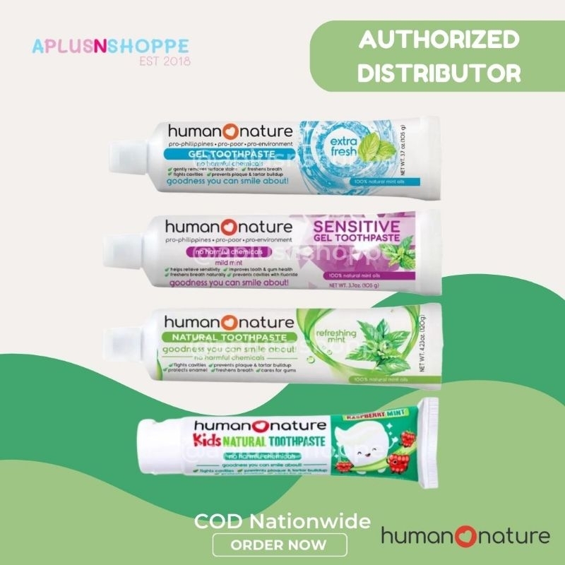 Human Nature Natural Toothpaste (Sold Separately) | Shopee Philippines