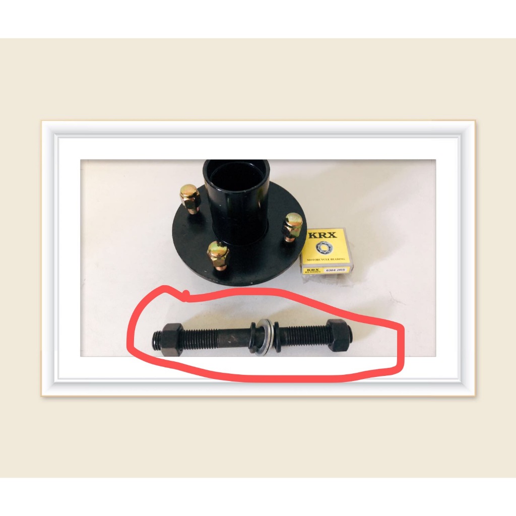 AXLE XRM WAVE110 BALAKO CT100 MIO (mags side wheel axle6304bearing ...