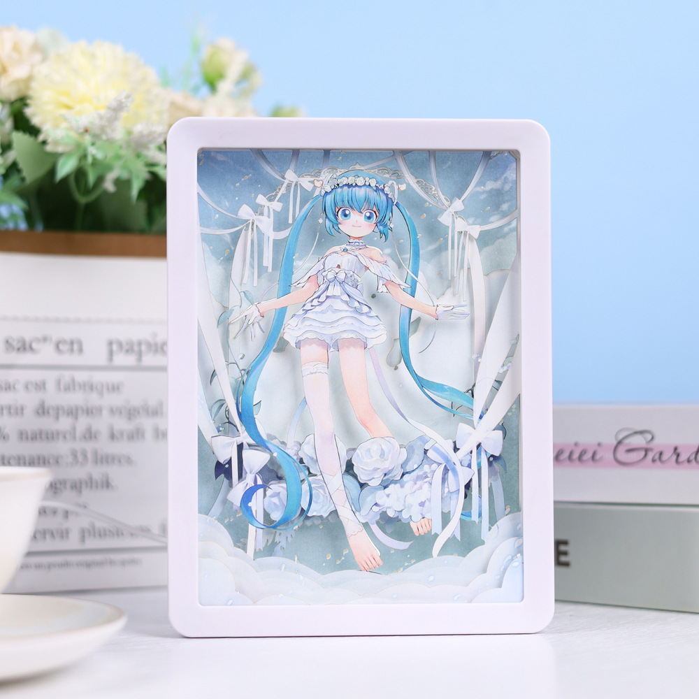 Authentic Hatsune Miku Miku with you collectibles light lamp papers ...