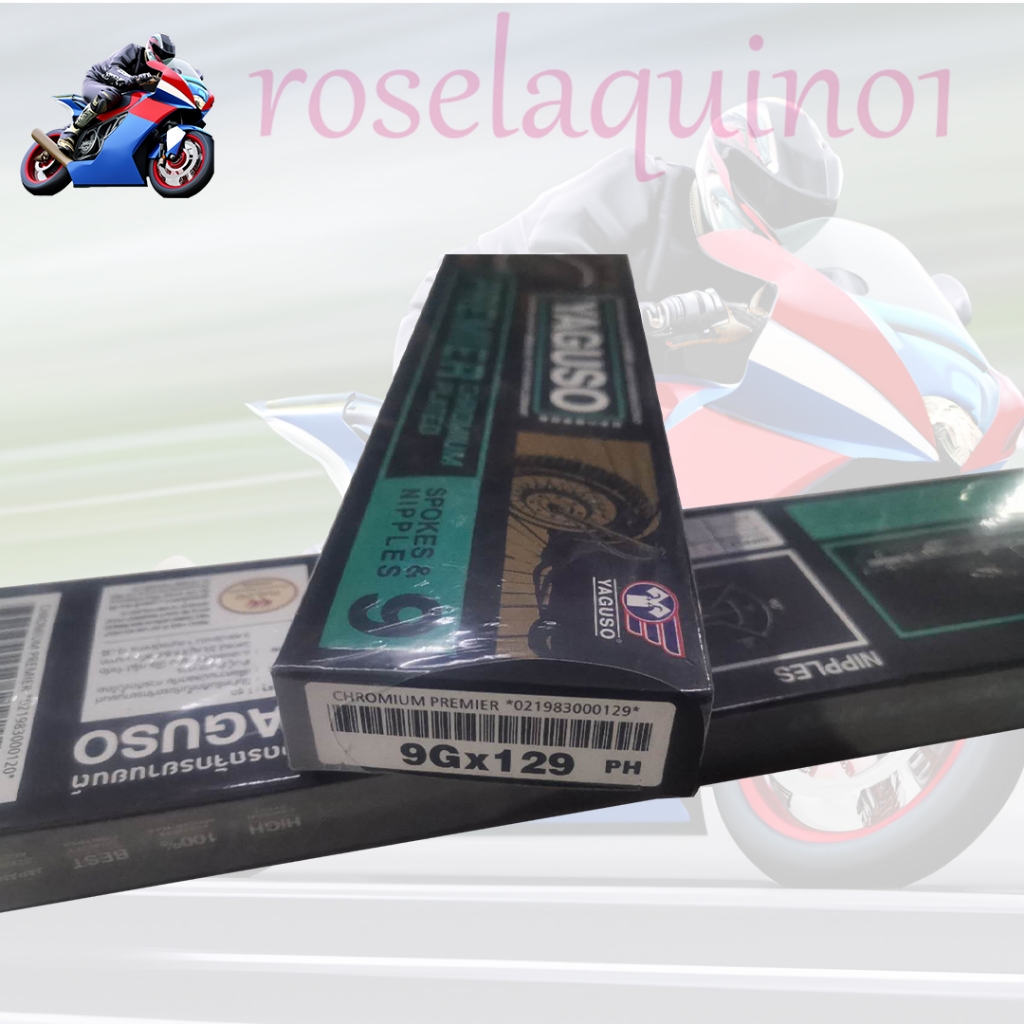 yaguso chrome plated spokes rios Available | Shopee Philippines