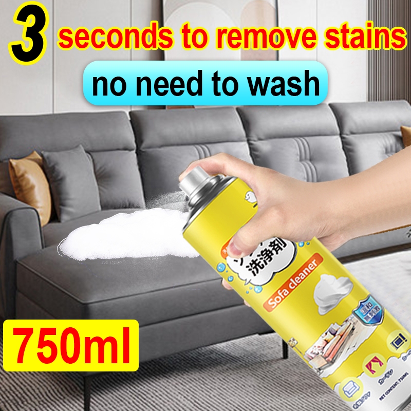 sofa cleaner spray fabric foam cleaner sofa dry cleaner sofa cleaning spray | Shopee Philippines