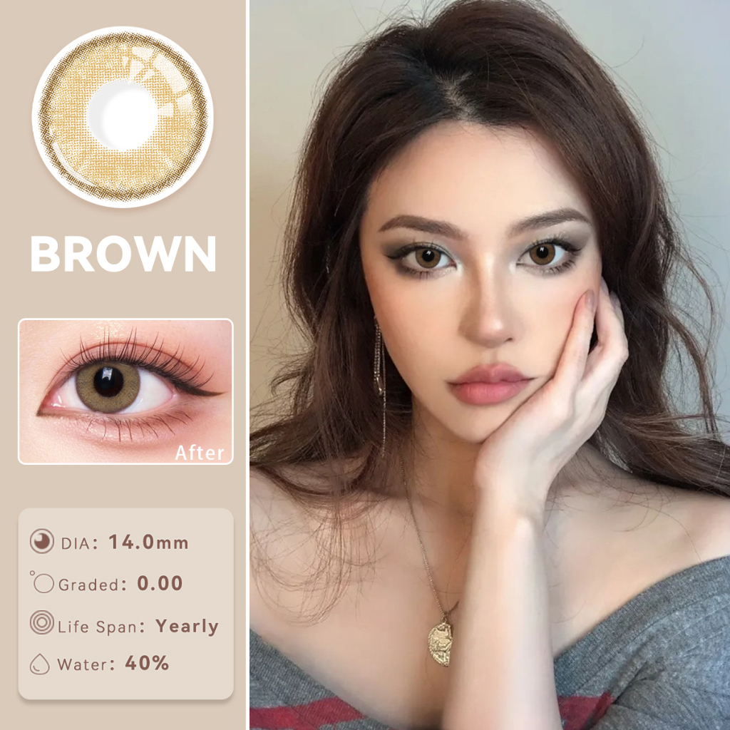 （Get 1 Extra Pair）Midroo 1Pair Omg Soft Eye Contact Lens Grade 0.00 ...